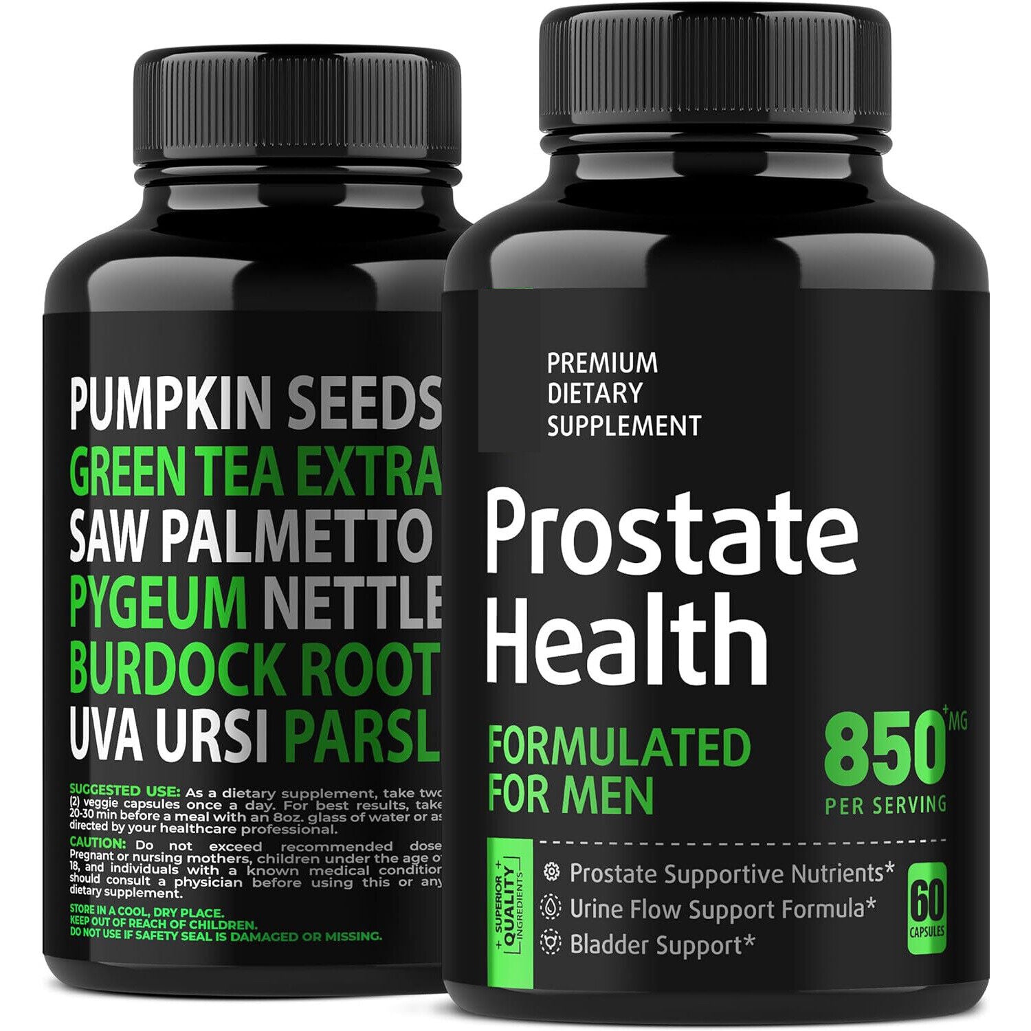 Prostate Health Supplement for Men with Saw Palmetto Plus 60Caps ...