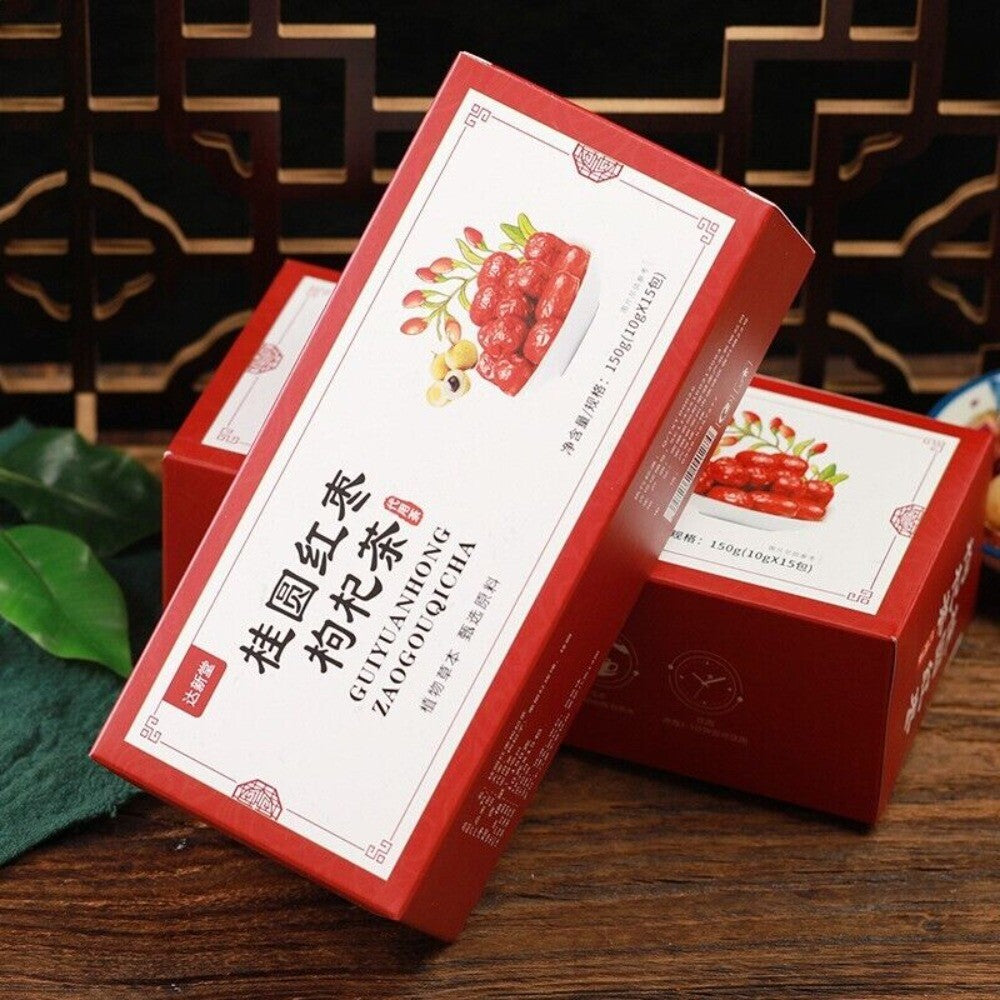 Longan Red Date Goji Rose 10 Treasure Herbal Tea Chinese Natural Blend ...