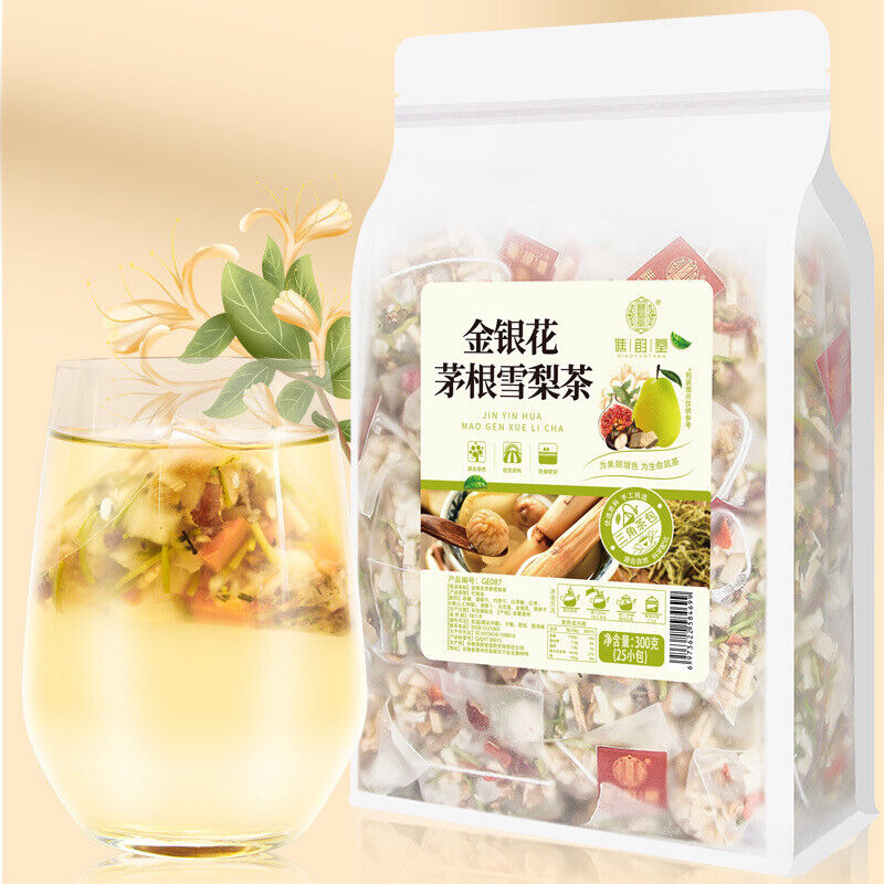 Honeysuckle Maogen Snow Pear Tea Herbal Tea 300g – HelloYoung