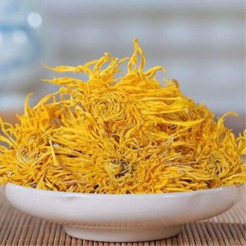 Organic Gold Huang Ju Herbal Tea - 4 Pieces for a Large Cup, Ideal for ...