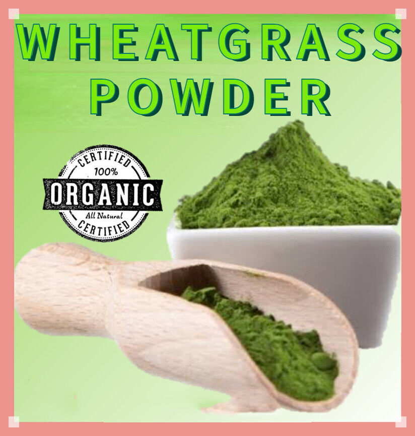 ORGANIC WHEATGRASS POWDER - Wheat Grass Premium Grade - Detox & Wellne ...