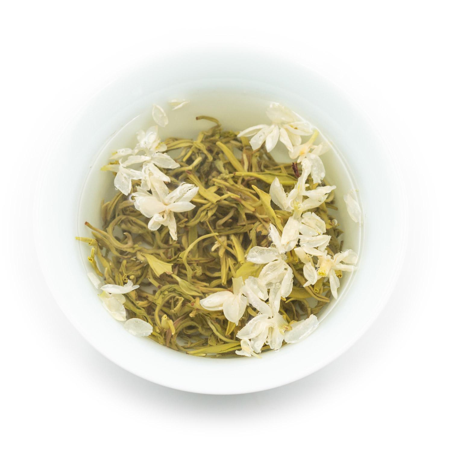 Yuqian 1st Grade Chinese Moli Hua Cha,Bi Tan Piao Xue Jasmine Green Te ...