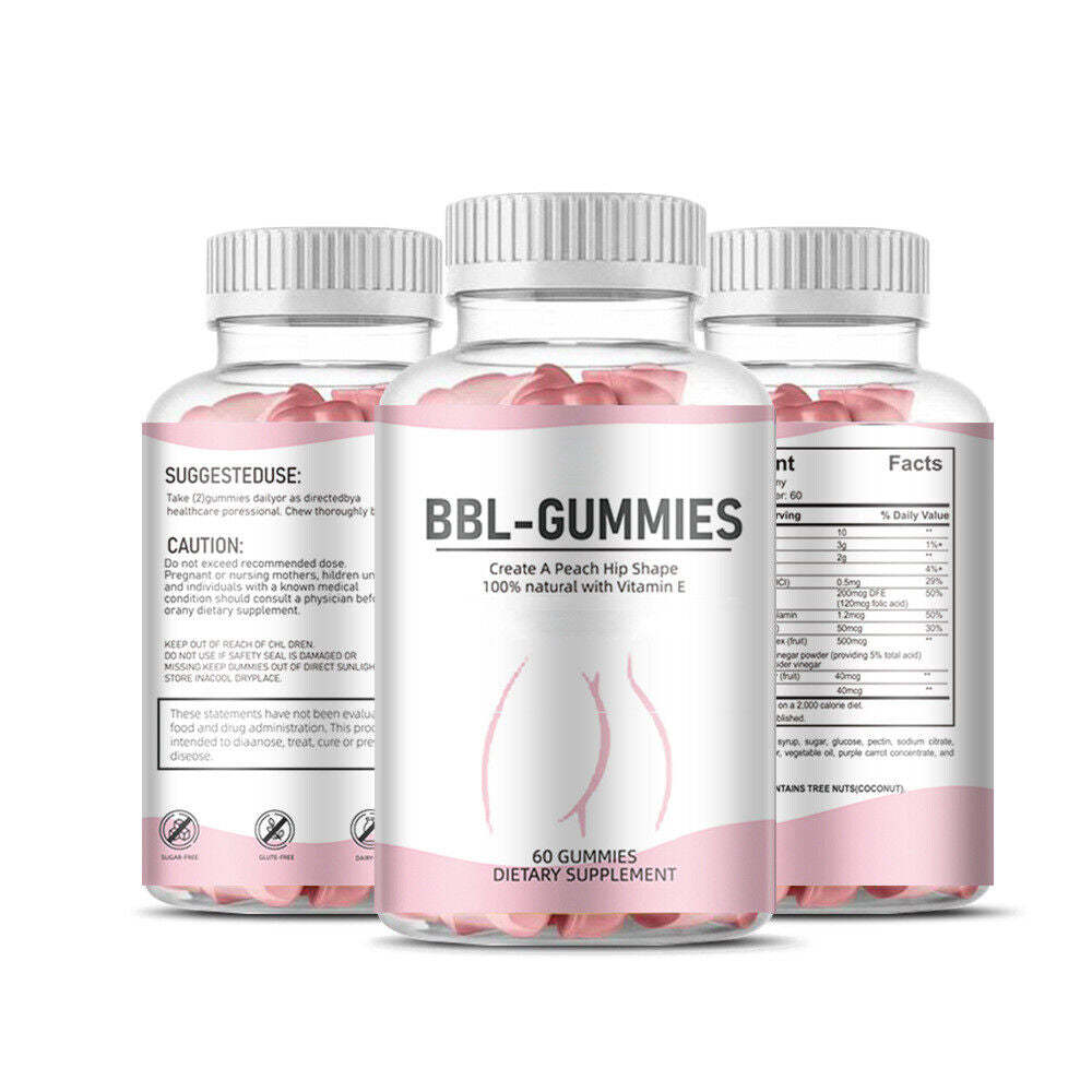 In Stock Butt Lift Gummies Butt Enhancement Hot BBL Gummies Zucker fre ...