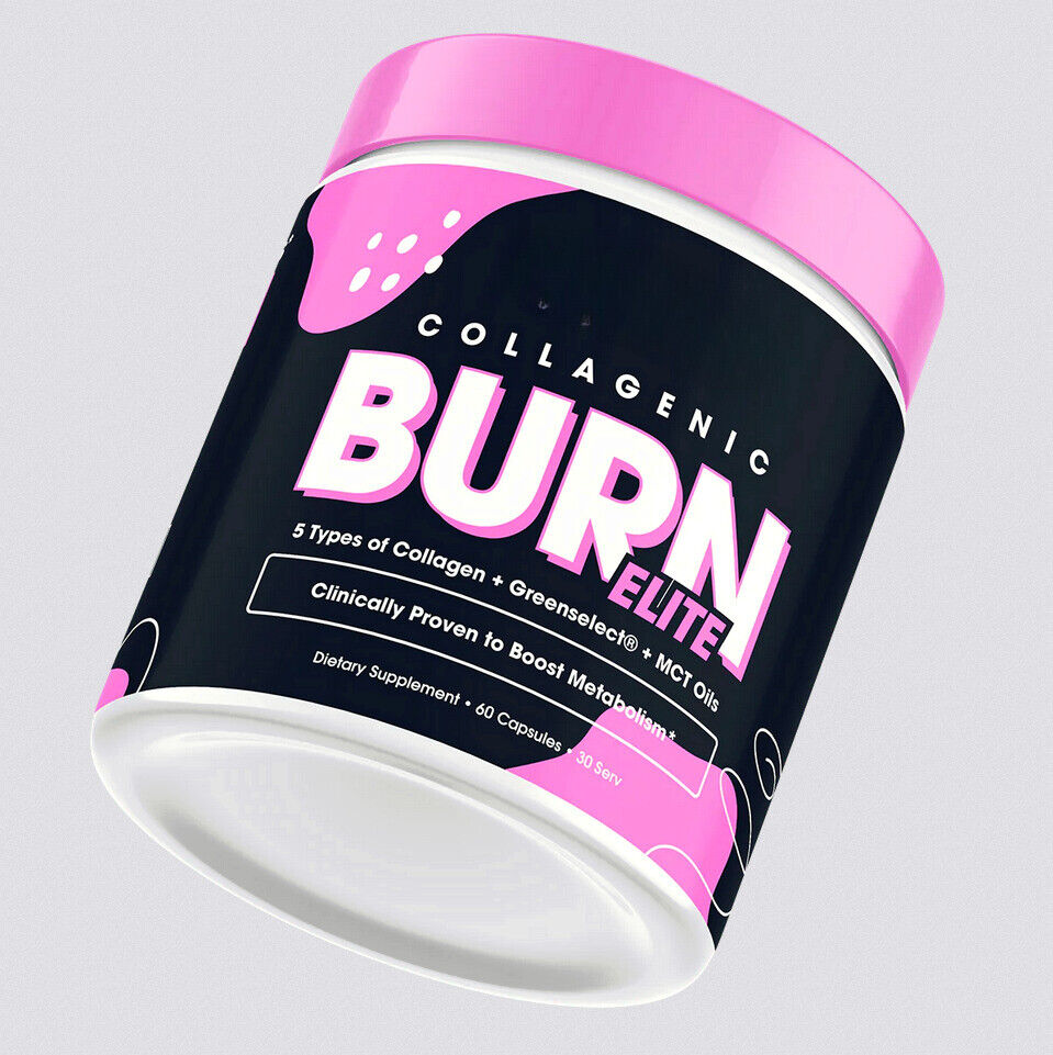 Collagenic Burn Elite, Collagen Peptides Infused Thermogenic Fat Burne ...