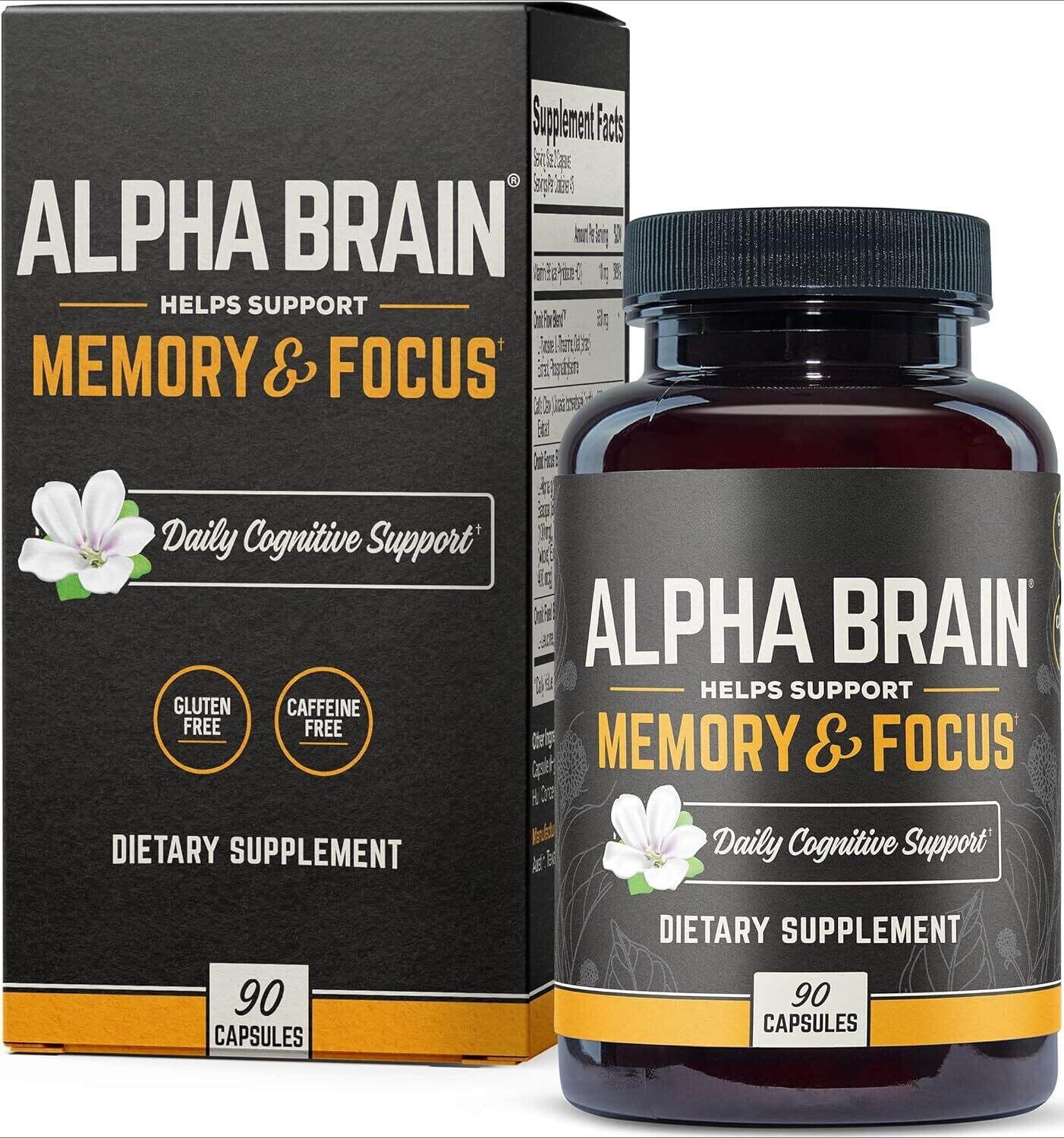 Alpha Brain Memory & Focus 60 Kapseln, Exp 2025, kostenloser schneller ...