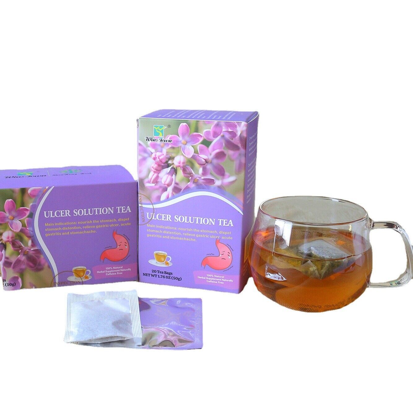 Ulcer Solution Tea Relieve Pain Gastric Protecting Herbal Tea 50g ...