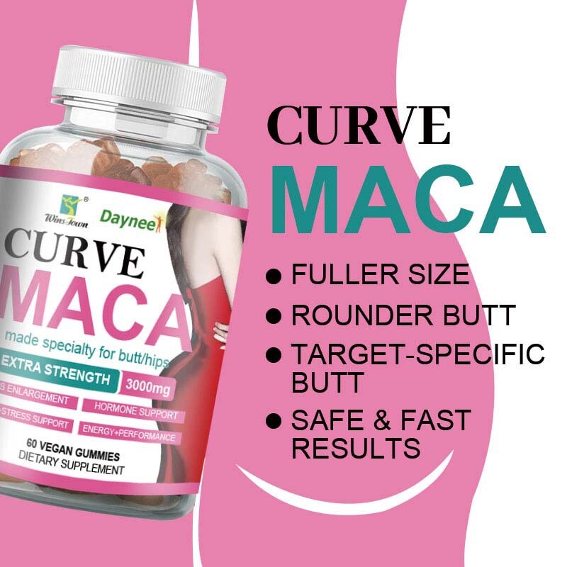 Curve Maca Gummies Butt Enhancement Gummy 3g* 60 pcs/bottle – HelloYoung