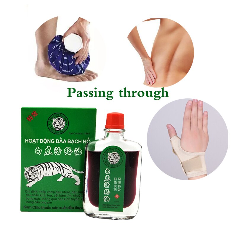 New White Tiger Balm Oil Rheumatic Pain Leg Pain Frozen Shoulder Osteo ...