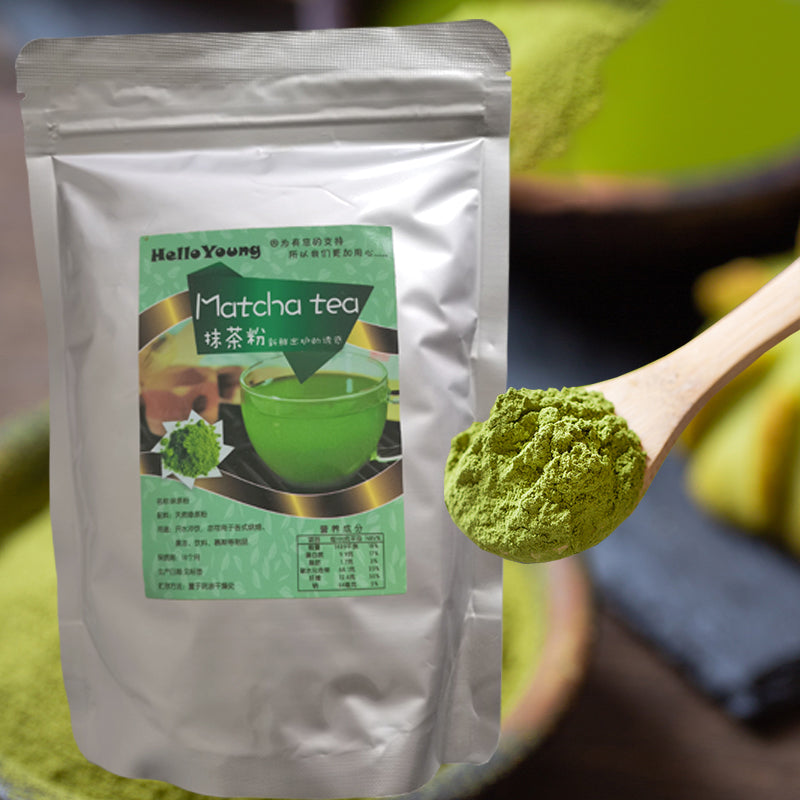 HelloYoung Organic Matcha Green Tea Powder Authentic Japanese First Ha