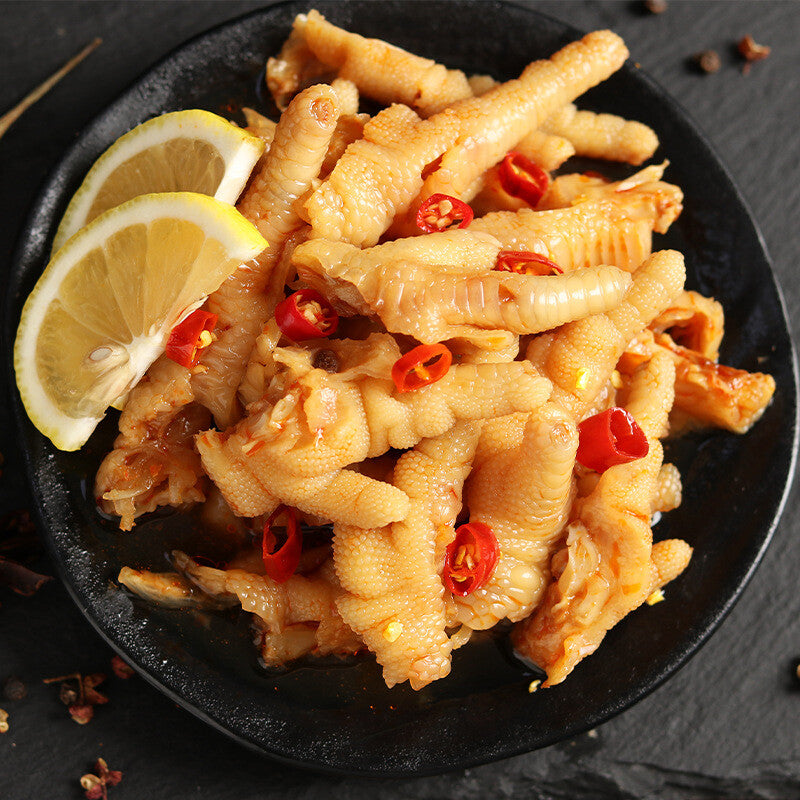 Hot! 350g Canned Sour Spicy Chicken Feet: Boneless Leisure Snack ...