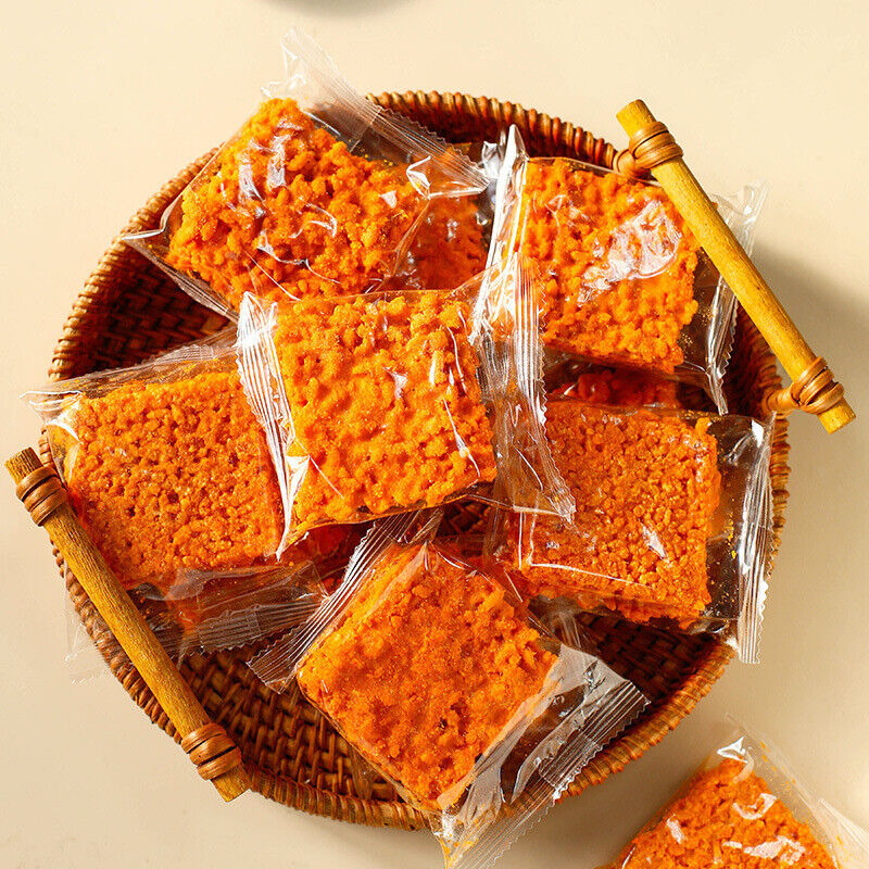 500g Crab roe glutinous rice crust, crab flavored salted egg yolk, cri ...